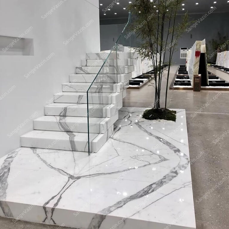 سنگ پله ساختمان | قیمت و خرید بهترین سنگ پله و دیوار راه پله